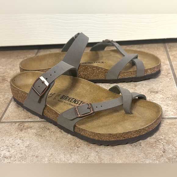 Birkenstock | Shoes | Birkenstock Mayari Sandals Stone | Poshmark